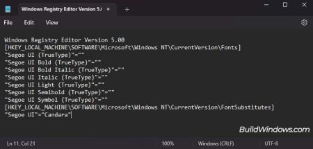 How to Change the Default System Font on Windows 11 - Build Windows