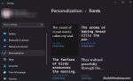 How to Change the Default System Font on Windows 11 - Build Windows