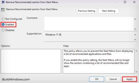 How to Remove Recommended Windows 11 - Build Windows