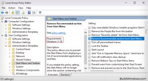 How to Remove Recommended Windows 11 - Build Windows