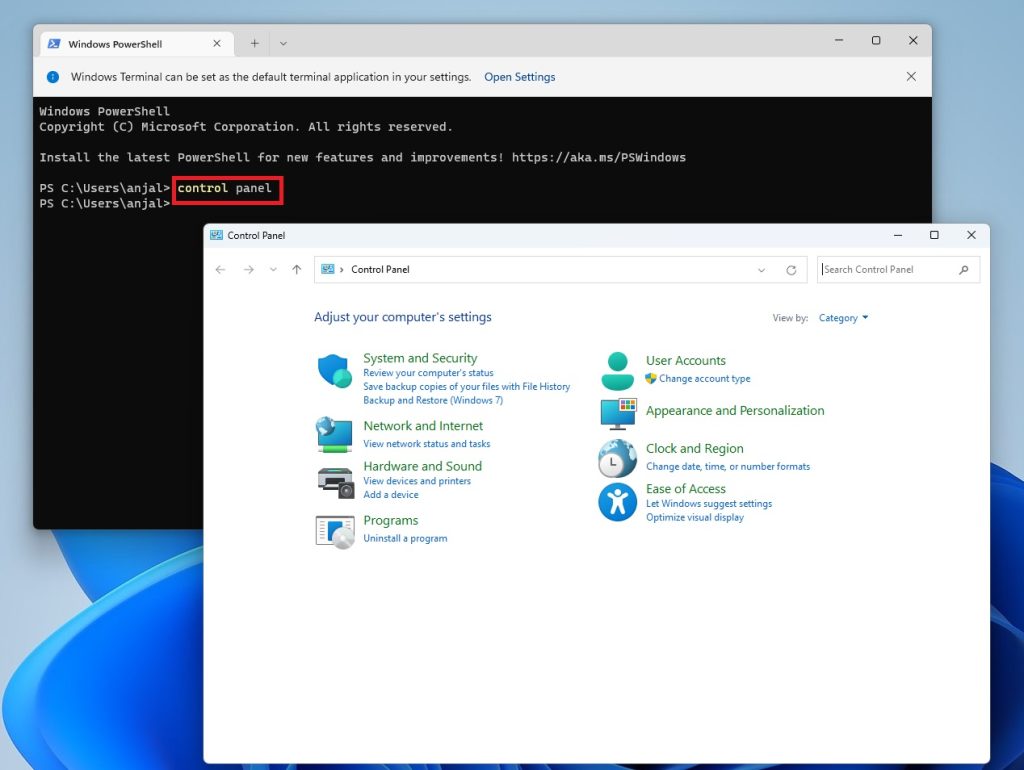 How to Access the Control Panel in Windows 11 - Build Windows